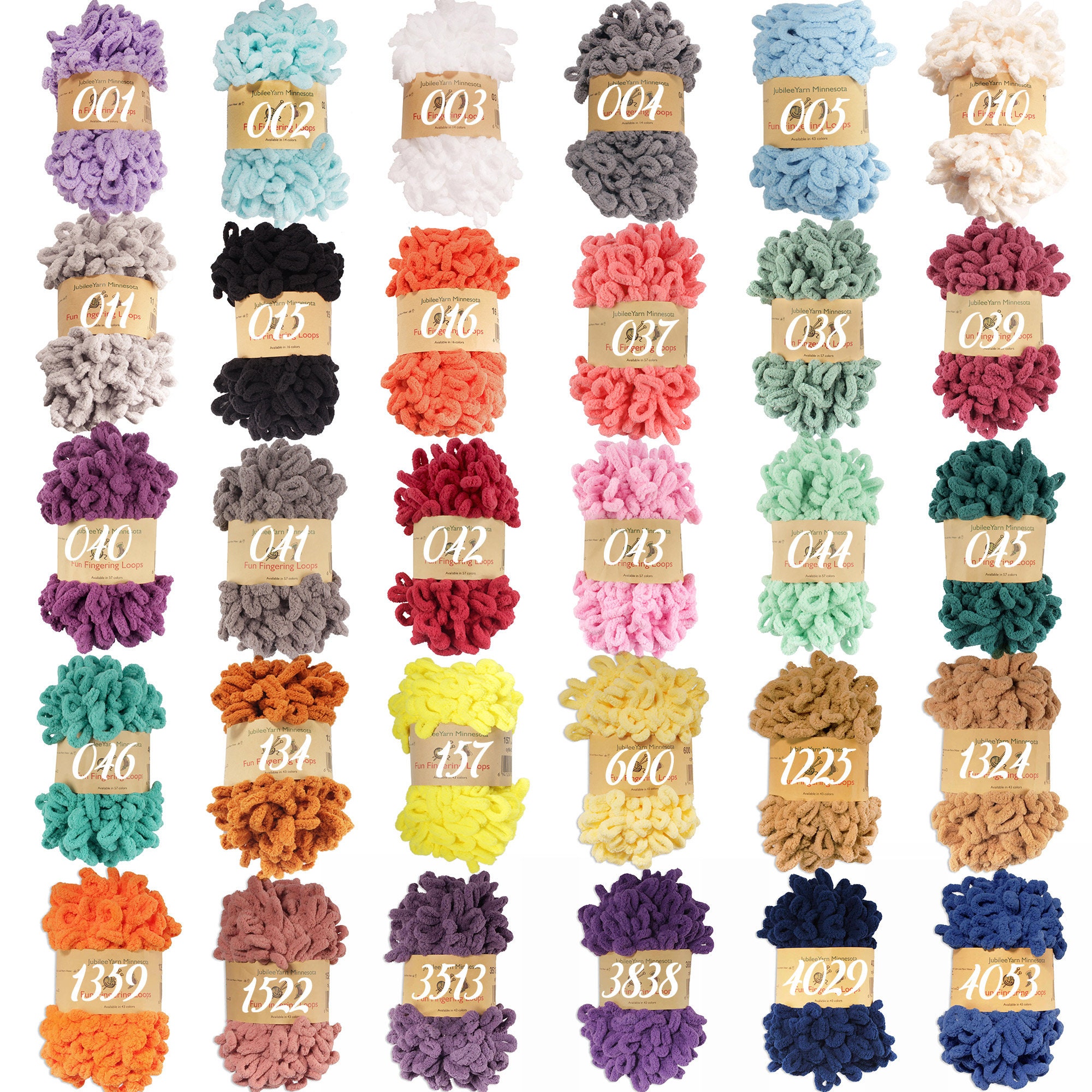 Jubileeyarn Fun Finger Loops Finger Knitting Yarn Solid - Etsy