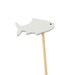 Decorative Fancy White Fish Cocktail Appetizers Bamboo Toothpick Picks ...