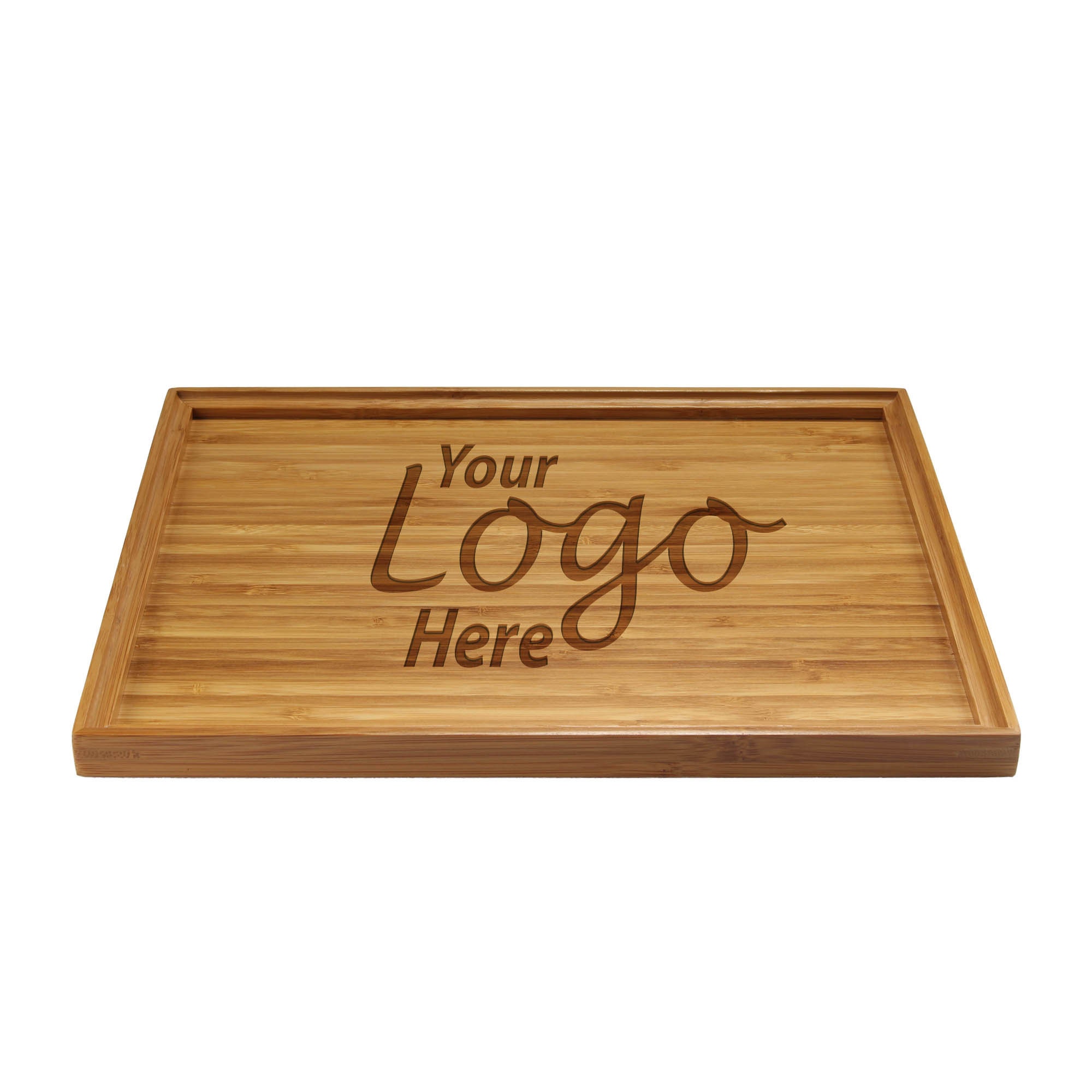 Custom Laser Engraved Personalized Bamboo Wooden Company Logo - Etsy