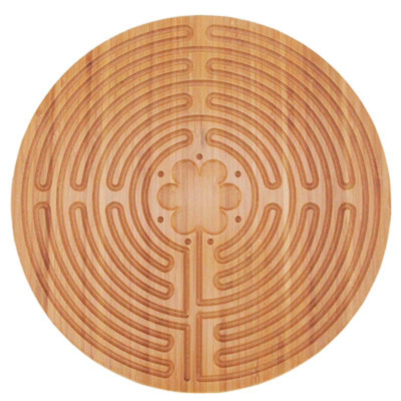 Bamboo Wood Finger Labyrinth Prayer Maze 12.5 Diameter | Etsy