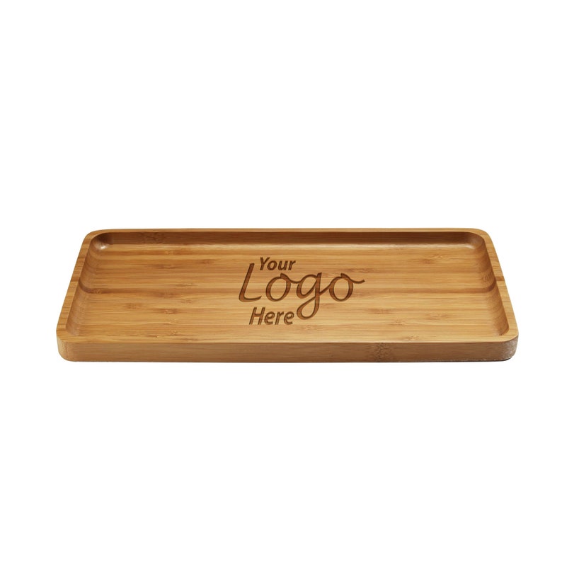 Custom Laser Engraved Personalized Bamboo Wooden Company Logo - Etsy