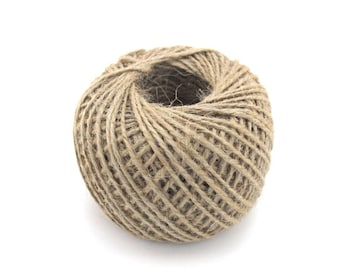 Burlap Twine 30 Yards on Wooden Spool Natural Kraft Color - Etsy