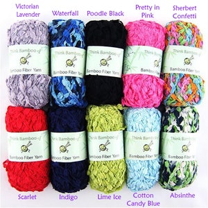 Jubileeyarn Fun and Funky Bamboo Yarn 2 Skeins Bulky - Etsy