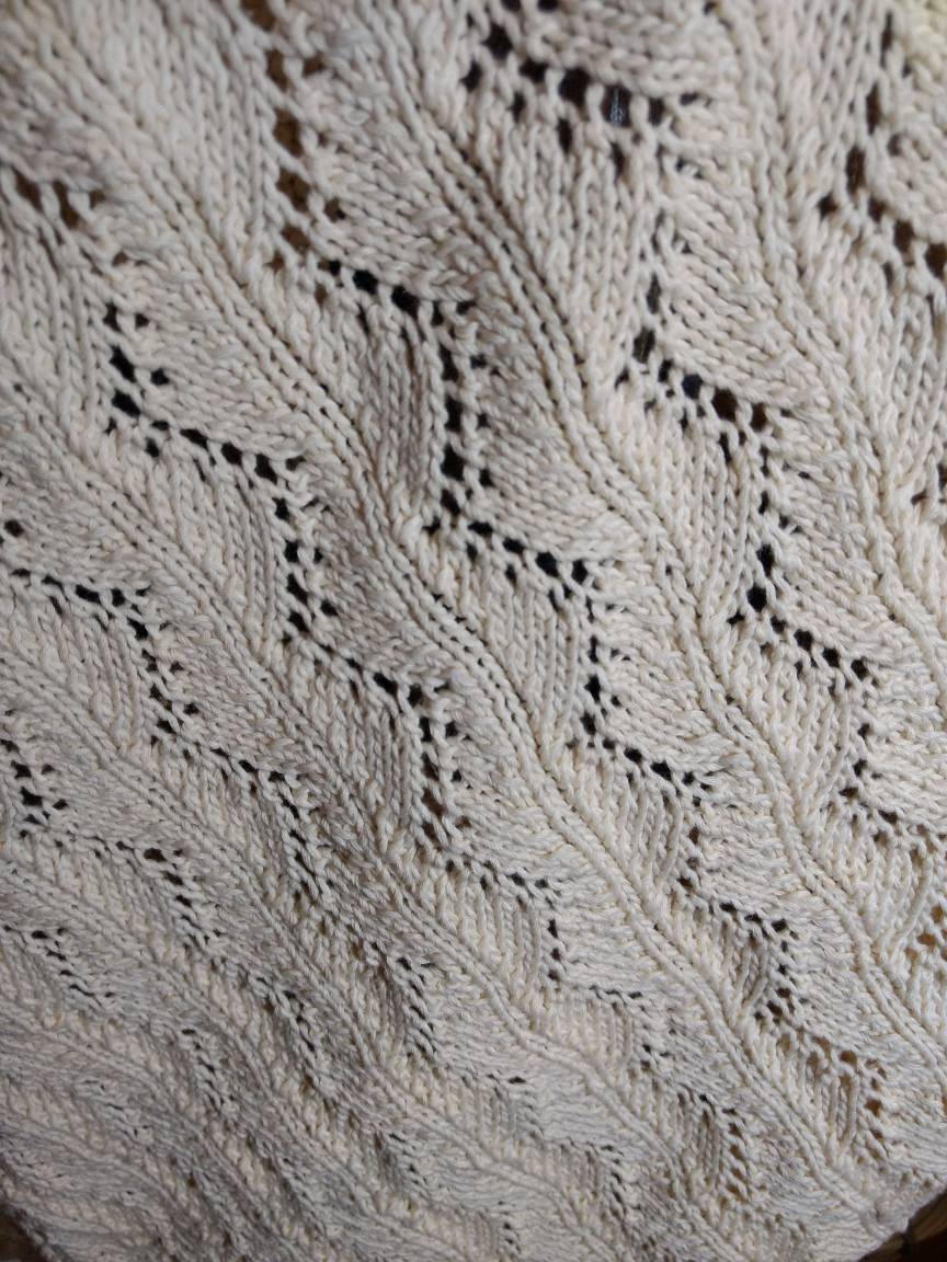 Knitting Pattern Vine Lace Baby Knitting Pattern Hand - Etsy