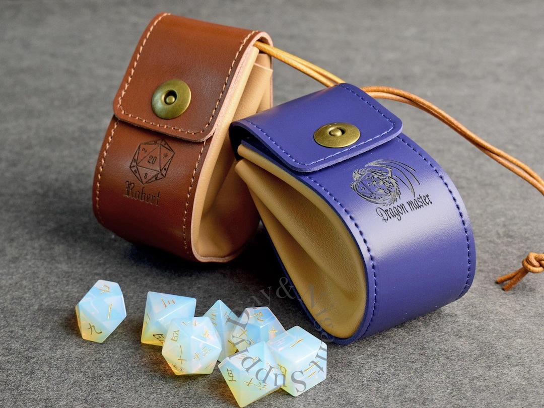 Dungeons and Dragons Dice Bag, Dice Storage Pouch, Dice Rocks, Custom ...
