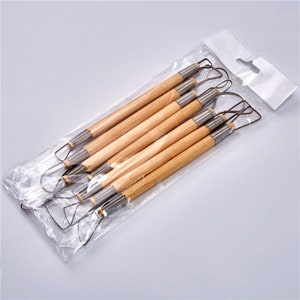 7pcs Clay Trimming Tools, Clay Sculpture Tools,clay Pottery Tools Kit ...