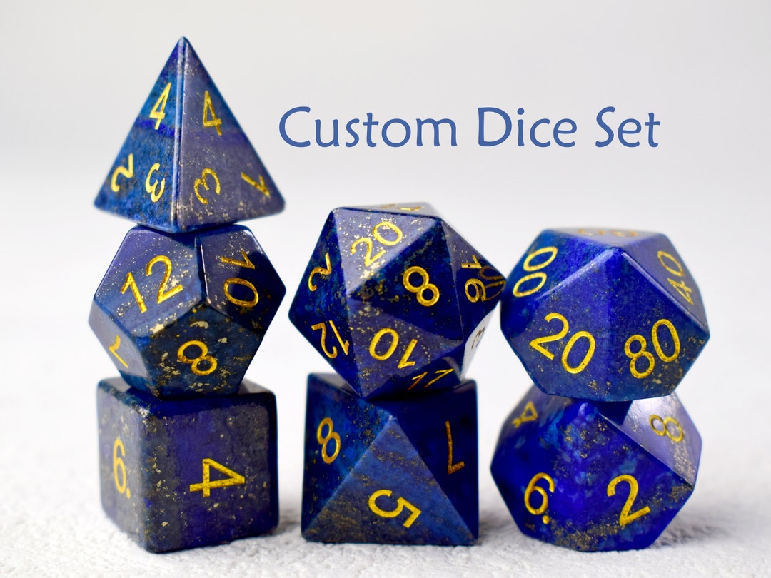 Customize Gemstone D20, Personalized D20 Dice for DND Gamers, Engrave ...