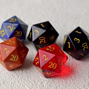 1 Pcs Gambler's Die, D20 Dice for DND Gamers, D&D, Dungeons and Dragons ...