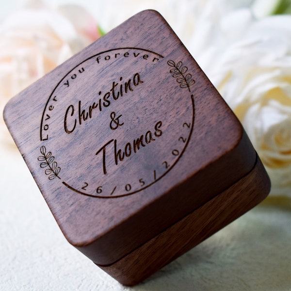 Wedding Day Ring Box - Etsy