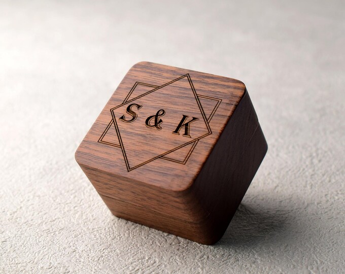 Custom Wedding Ring Box | Engagement Ring Box | Proposal Ring Box ...