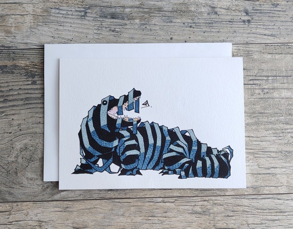 ALLIGATOR GREETING CARD/ Alligator Card/ Animal Greeting Card/ | Etsy