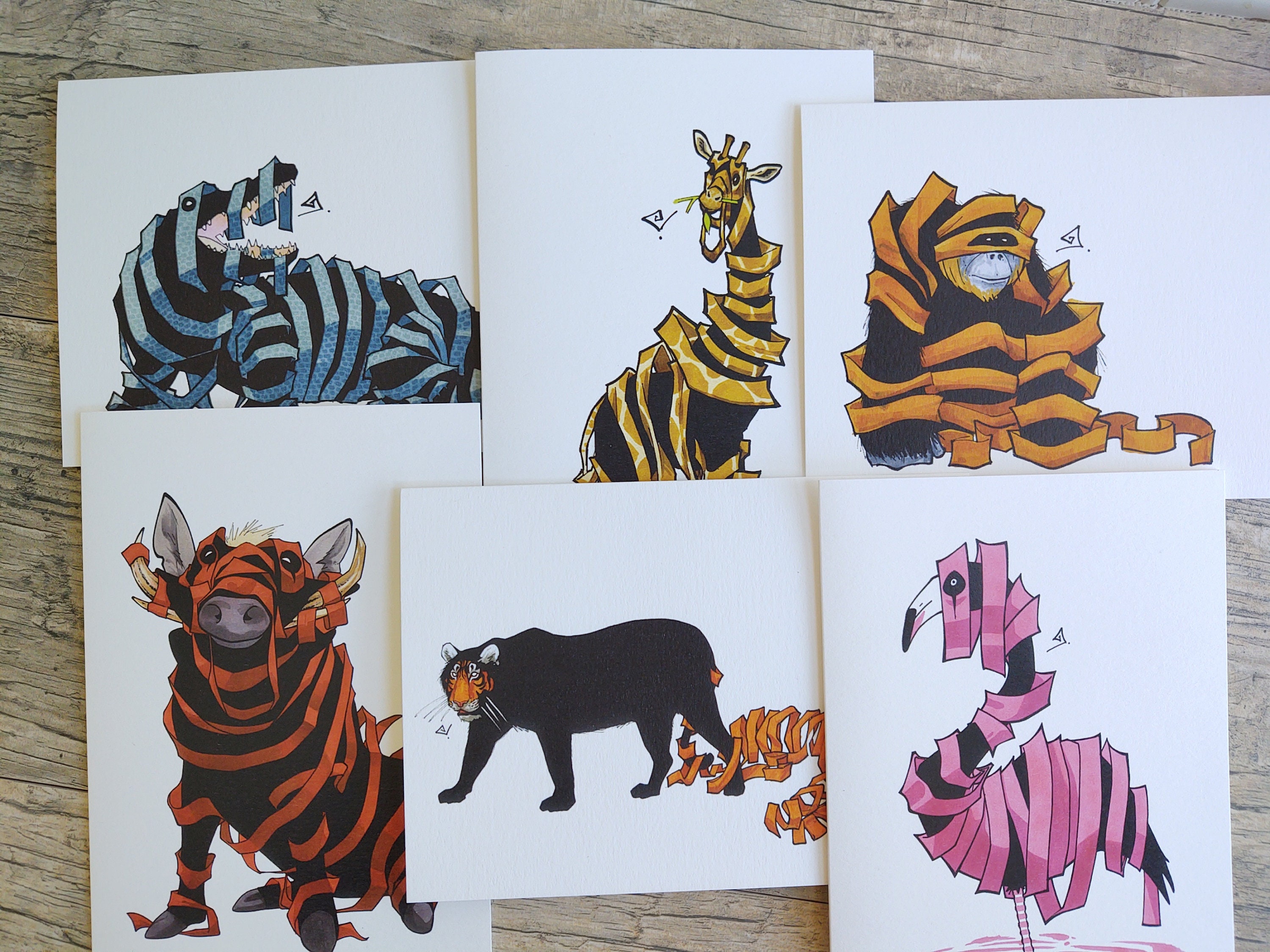 ALLIGATOR GREETING CARD/ Alligator Card/ Animal Greeting Card/ Original ...