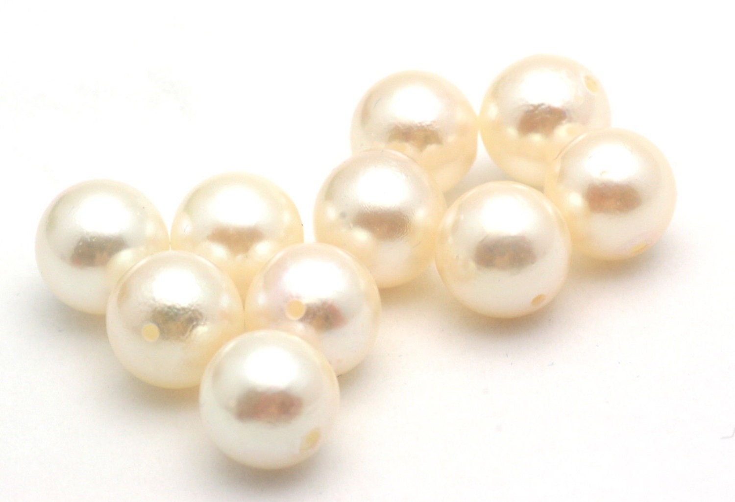 4mm Loose Akoya Cultured Pearls Ten (10) Pearls Full Drilled Add A ...
