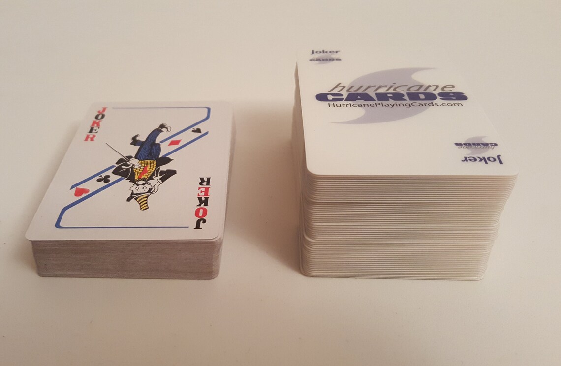 Windproof & Waterproof Playing Cards Hurricane Cards - Etsy