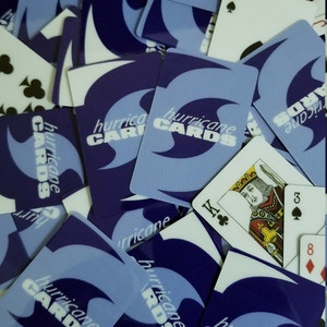 Windproof & Waterproof Playing Cards Hurricane Cards - Etsy