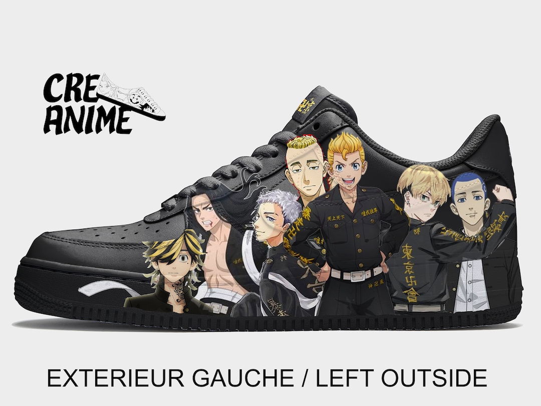 Air Force 1 Manga Gang Anime Japan Tokyo AF1 Custom Hand Painted - Etsy