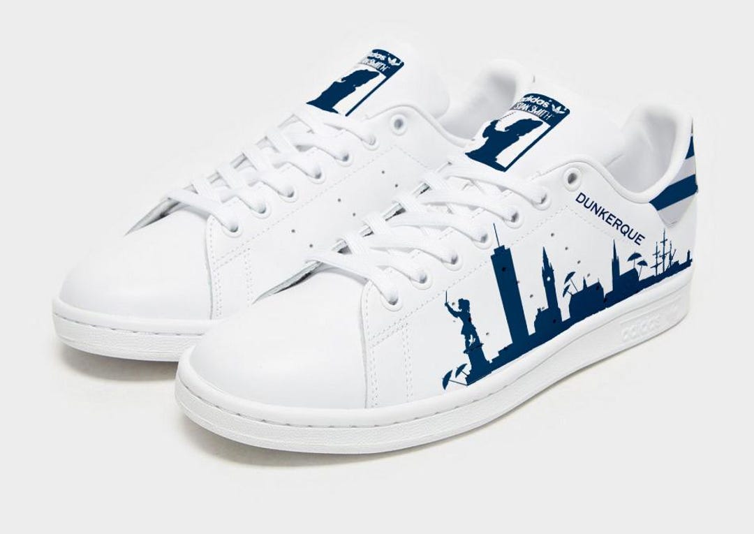 Adidas Stan Smith Custom Dunkerque – Hand Painted Sneakers ...