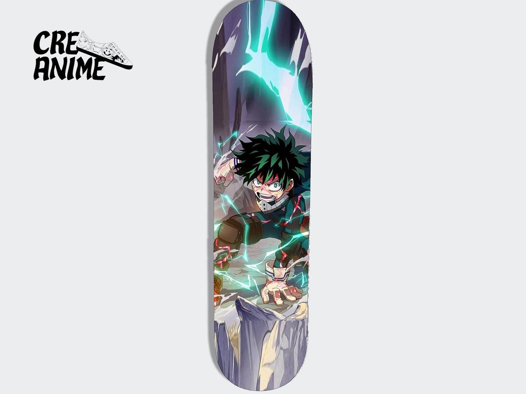 Skateboard Deck Art Manga Anime Custom Deku Boku No Hero Academia Izuku ...