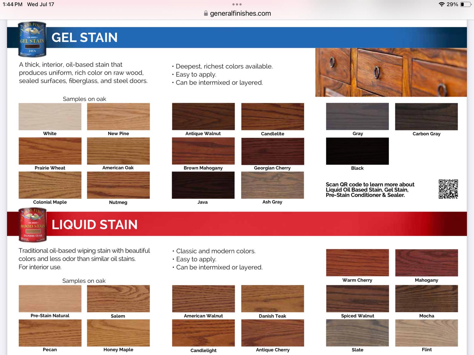 General Finishes Oil Based Gel Stain - Etsy