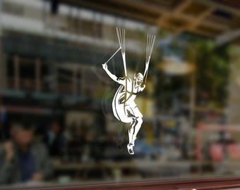 Skydiver decal | Etsy