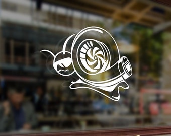Turbo snail decal | Etsy