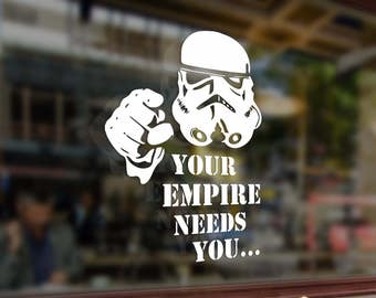 Stormtrooper decal | Etsy