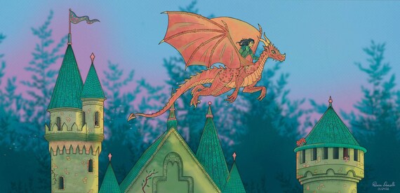 Dragon Over Castle