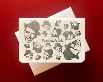 Franks A Lot Card, Funny Thank You Card, Pop Culture Card, Frank ...