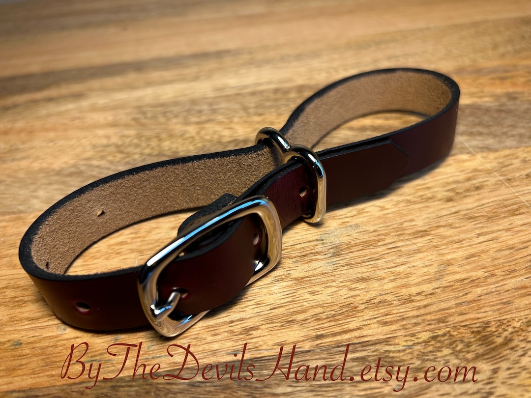 Leather Irish Eight Hand Cuffs - Ox Blood Chromexcel Horween Leather ...