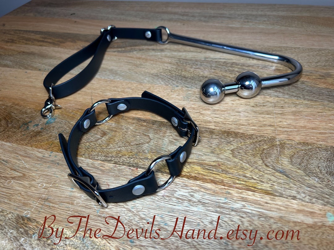 Ass Hook Rig Two Ball Made of Waterproof Vegan Equestrian Strap Black Pretty, Functional ...