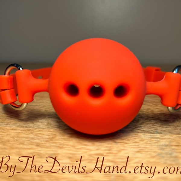 Red Ball Gag - Etsy
