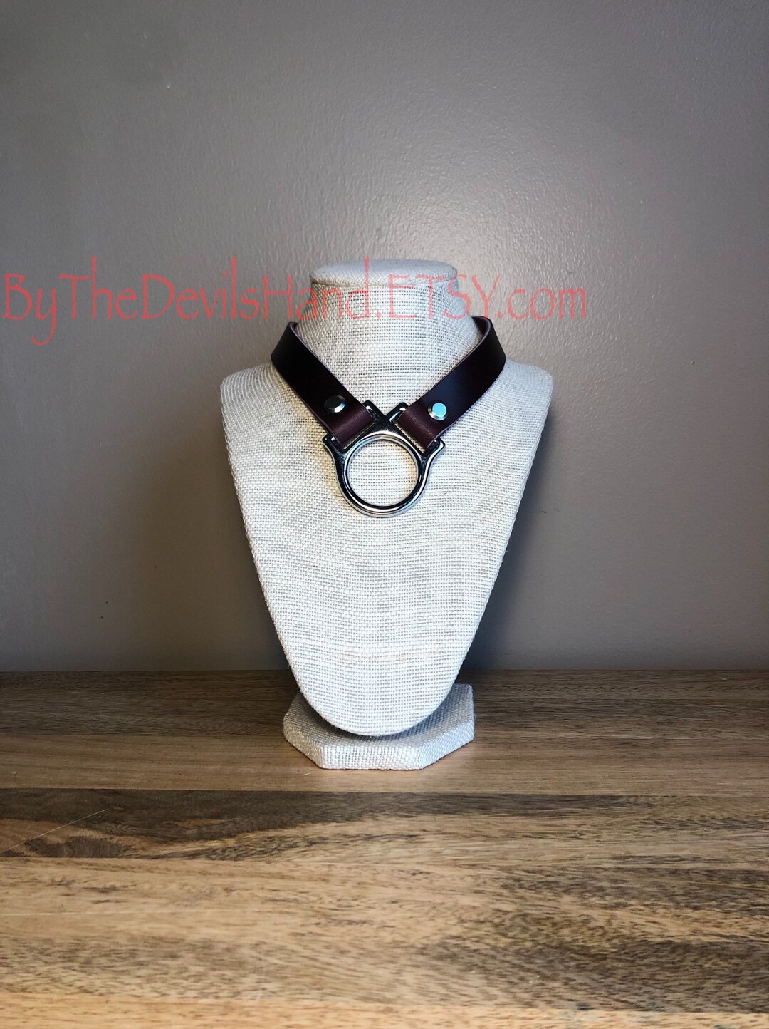 Leather Slave / Submissive Ownership Collar in Cavalier Plum Purple ...
