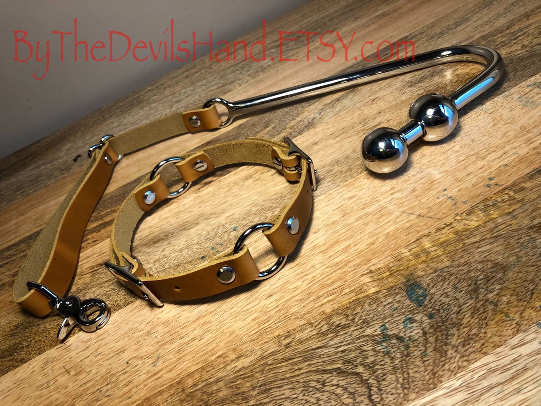 Premium Style Anal Hook Leather Collar and Rig Made of - Etsy