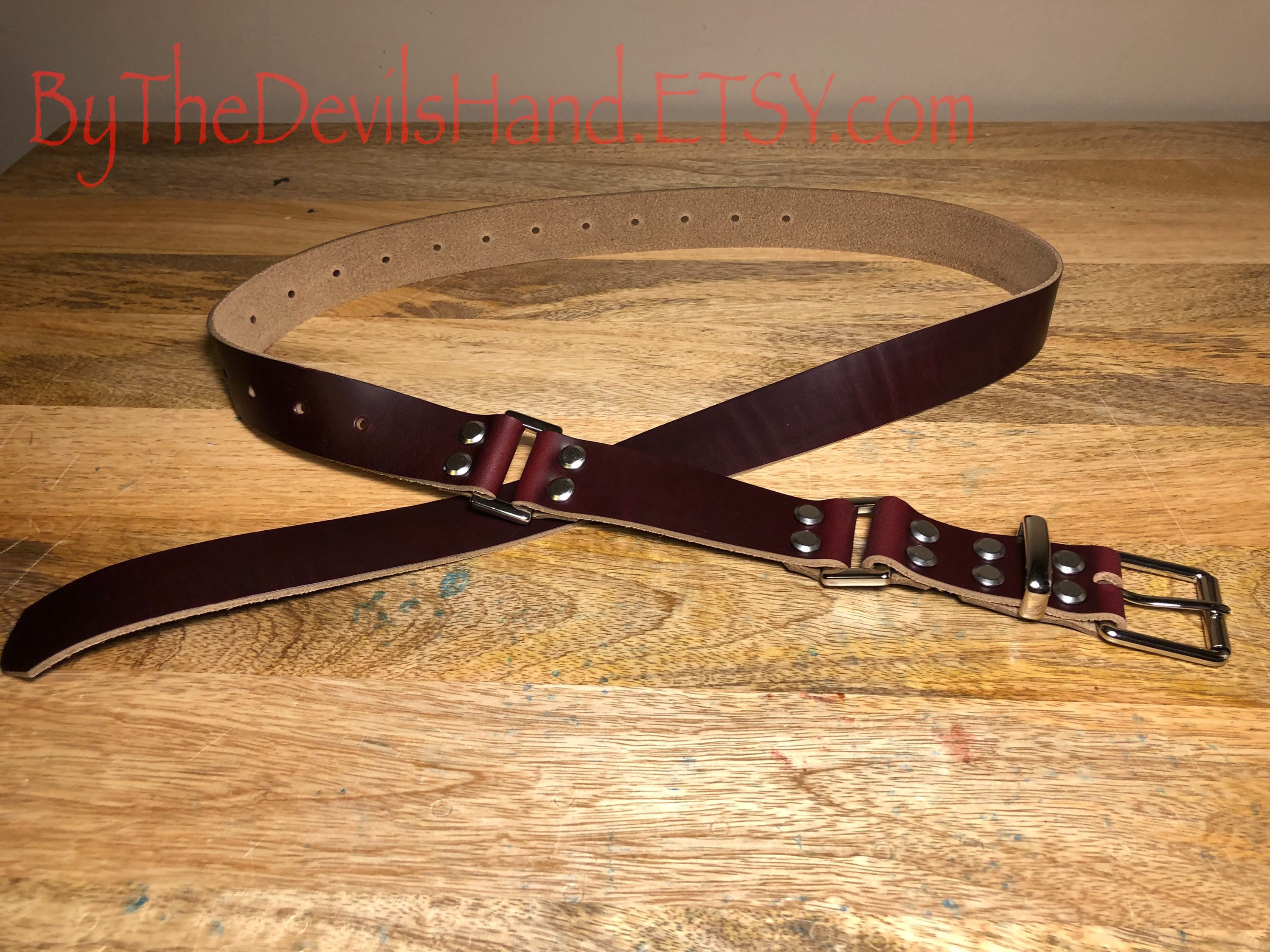 Hobble Belt Made of Horween Chromexcel Leather - Bondage Belt ...