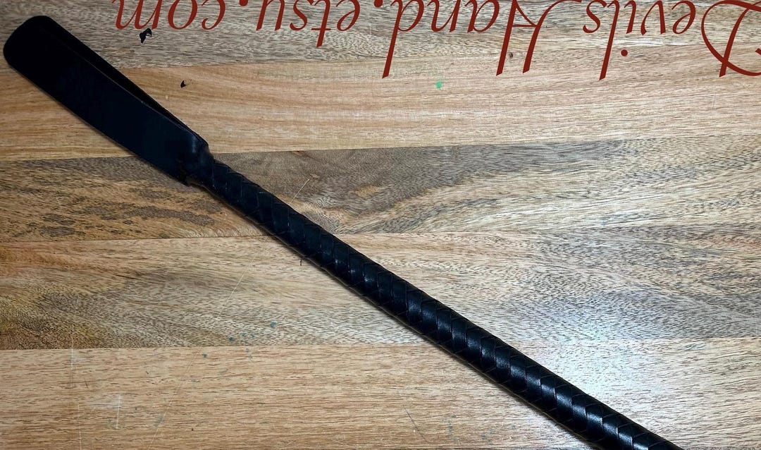 Two Tip Slap Whip - Kinky Play Whip Real and Functional - Etsy