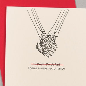 There's Always Necromancy LN-NECR Letterpress Greeting - Etsy