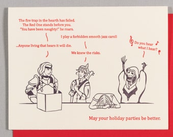 Geeky Christmas Card - Etsy