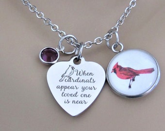 Crystal Cardinal Necklace - Etsy