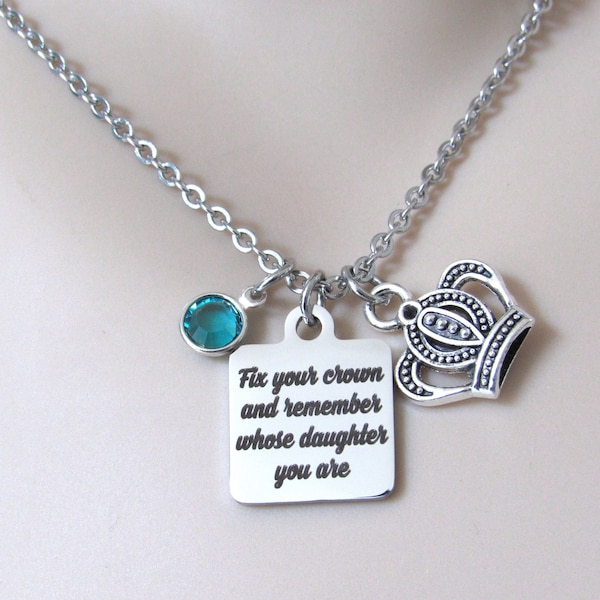 Remember Whose Daughter You Are and Straighten Your Crown - Etsy