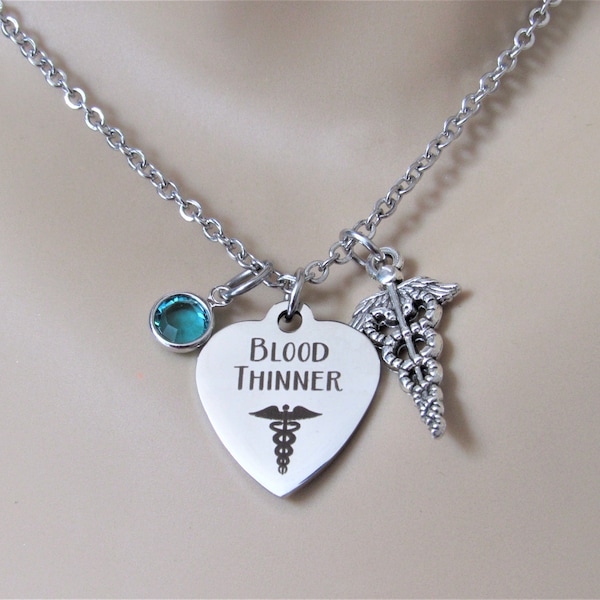 Medical Alert Women Blood Thinner - Etsy