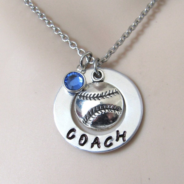 Baseball Necklace - Etsy