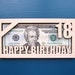 Personalized Birthday Money Holder – Custom Engraved Cash Holder - Etsy