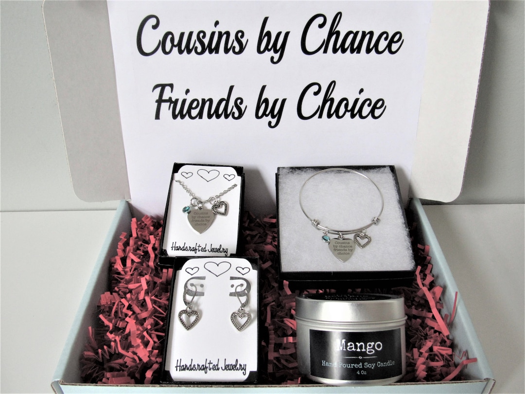 Cousin Gift Box, Cousins by Chance, Friends by Choice Gift Box ...