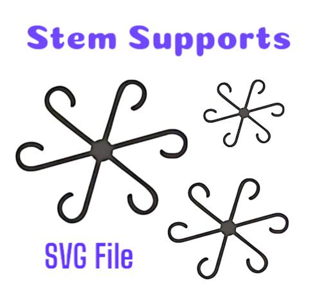 Plant Stem Supports SVG, Laser Cut File (digital Download) - Etsy