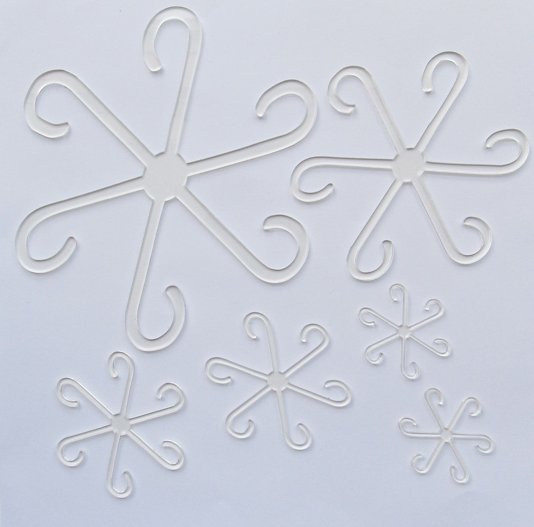 Acrylic Climbing Houseplant Stem Supports - Plant Supports - Plant ...