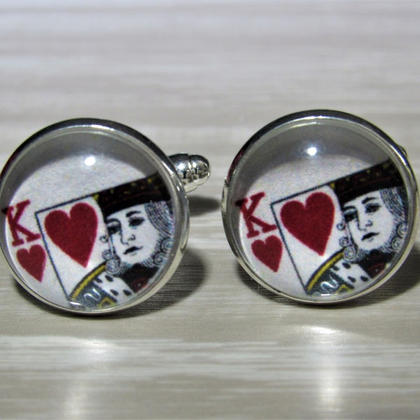 Card Cufflinks - Etsy