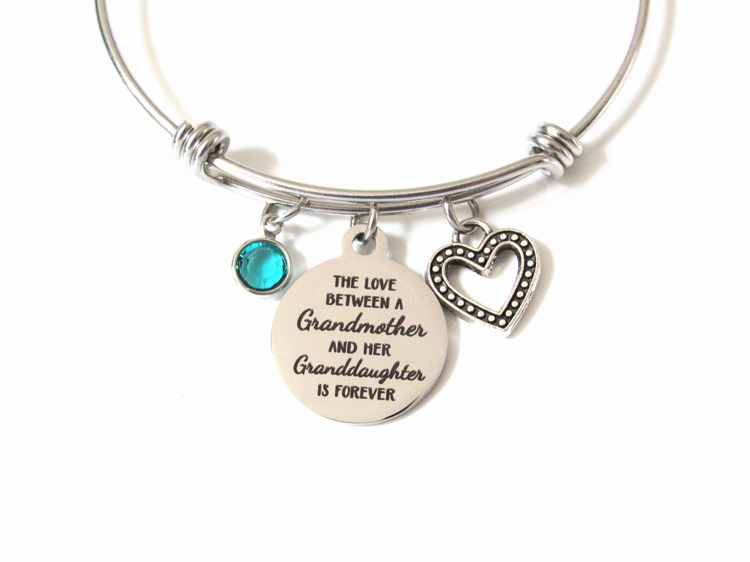 The Love Between A Grandmother and Her Granddaughter Is Forever Bracelet Granddaughter Bracelet Granddaughter Jewelry Granddaughter Gift Etsy