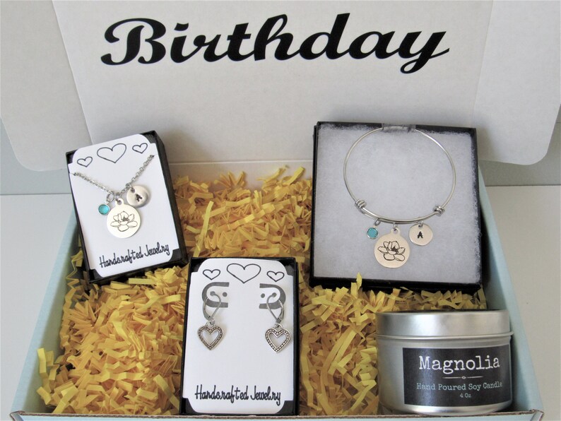Magnolia Happy Birthday Personalized Gift Box Magnolia - Etsy