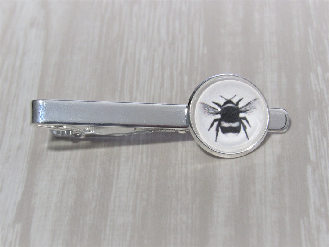 Bumble Bee Tie Clip, Wildlife Insect Tie Bar - Etsy