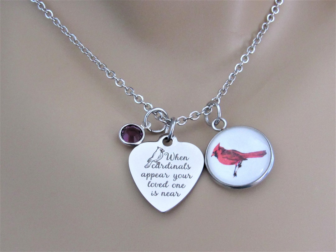 Cardinal Necklace, When Cardinals Appear Your Loved One is Near ...